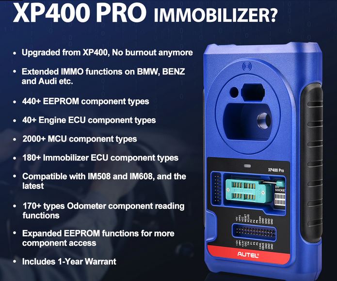 Programator Autel IM508 + XP400 Pro , chei, diagnoza auto